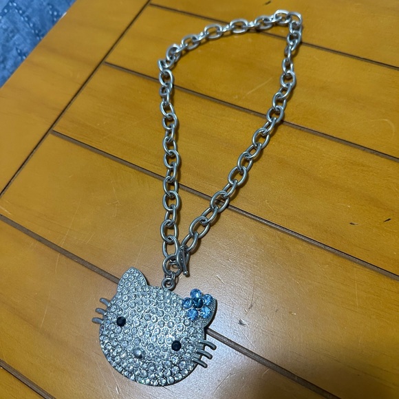 Hello Kitty | Jewelry | Hello Kitty Japan Bling Necklace Scene Emo Goth ...